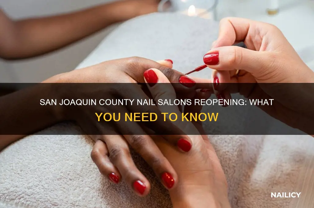 San Joaquin County Nail Salons Reopening: What You Need To Know | Nailicy