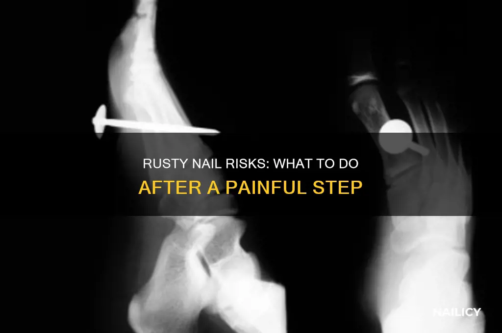Rusty Nail Risks: What To Do After A Painful Step | Nailicy