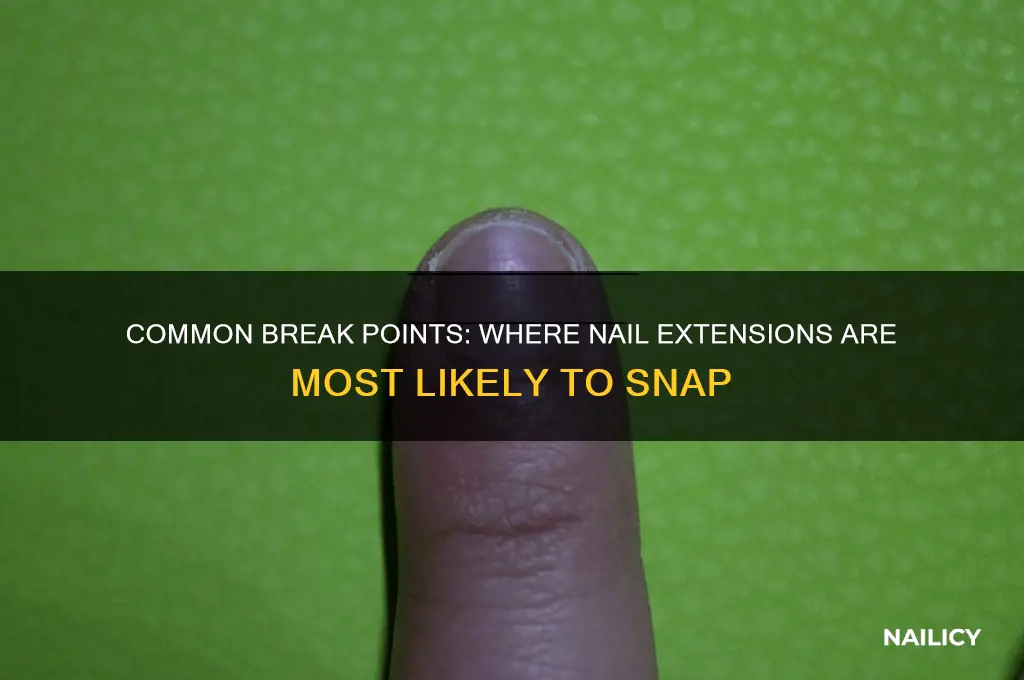 Common Break Points: Where Nail Extensions Are Most Likely To Snap ...