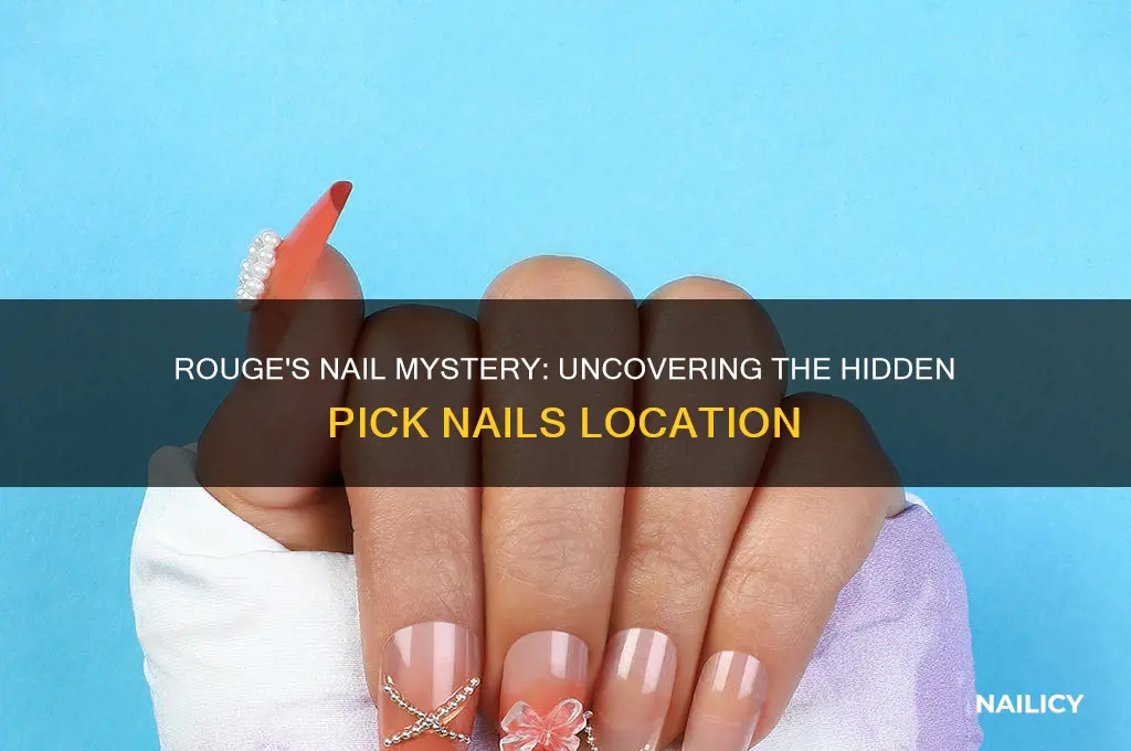 Rouge's Nail Mystery: Uncovering The Hidden Pick Nails Location | Nailicy