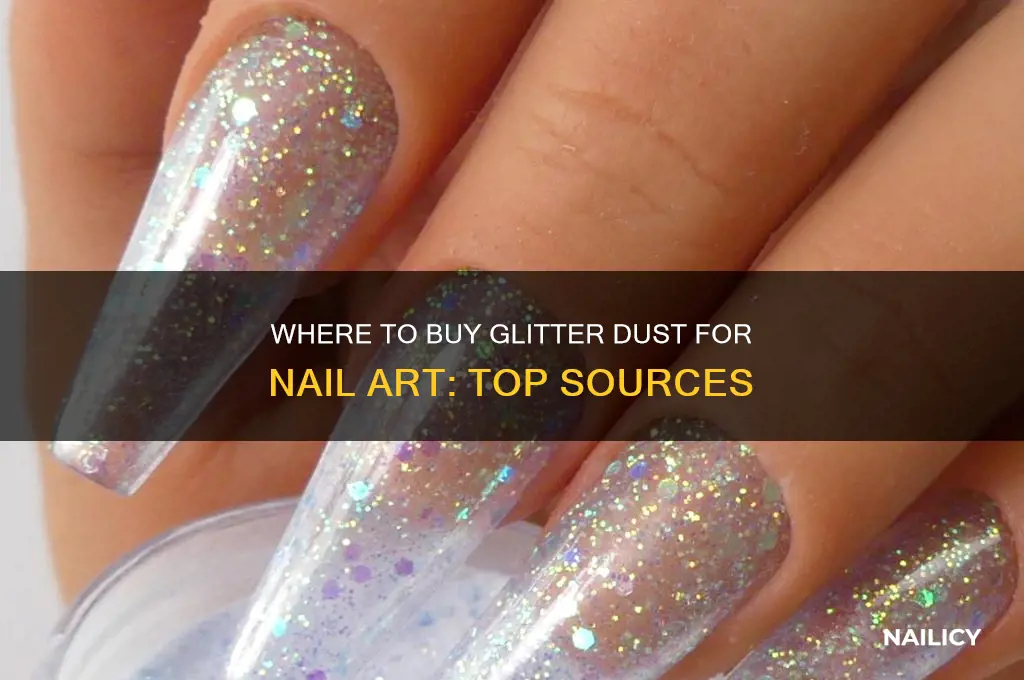 Where To Buy Glitter Dust For Nail Art: Top Sources | Nailicy