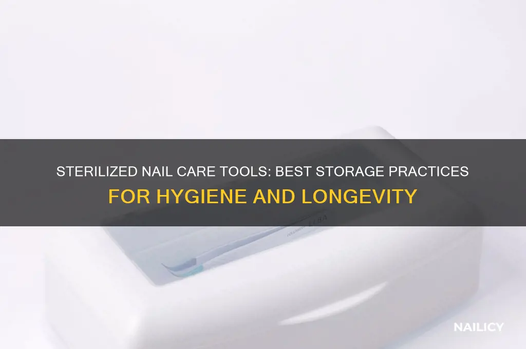 Sterilized Nail Care Tools: Best Storage Practices For Hygiene And ...