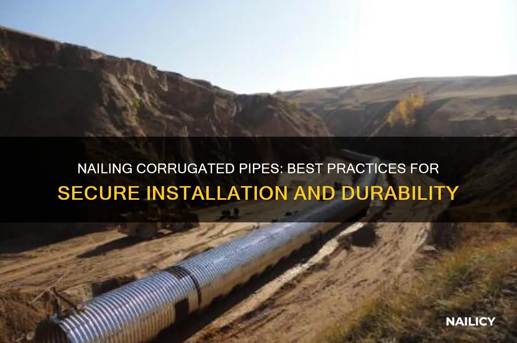 Nailing Corrugated Pipes: Best Practices For Secure Installation And ...