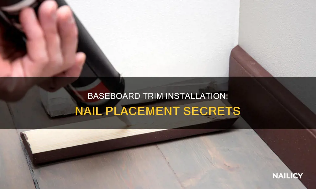 Baseboard Trim Installation: Nail Placement Secrets | Nailicy