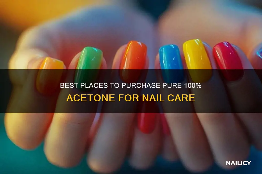 Best Places To Purchase Pure 100% Acetone For Nail Care | Nailicy