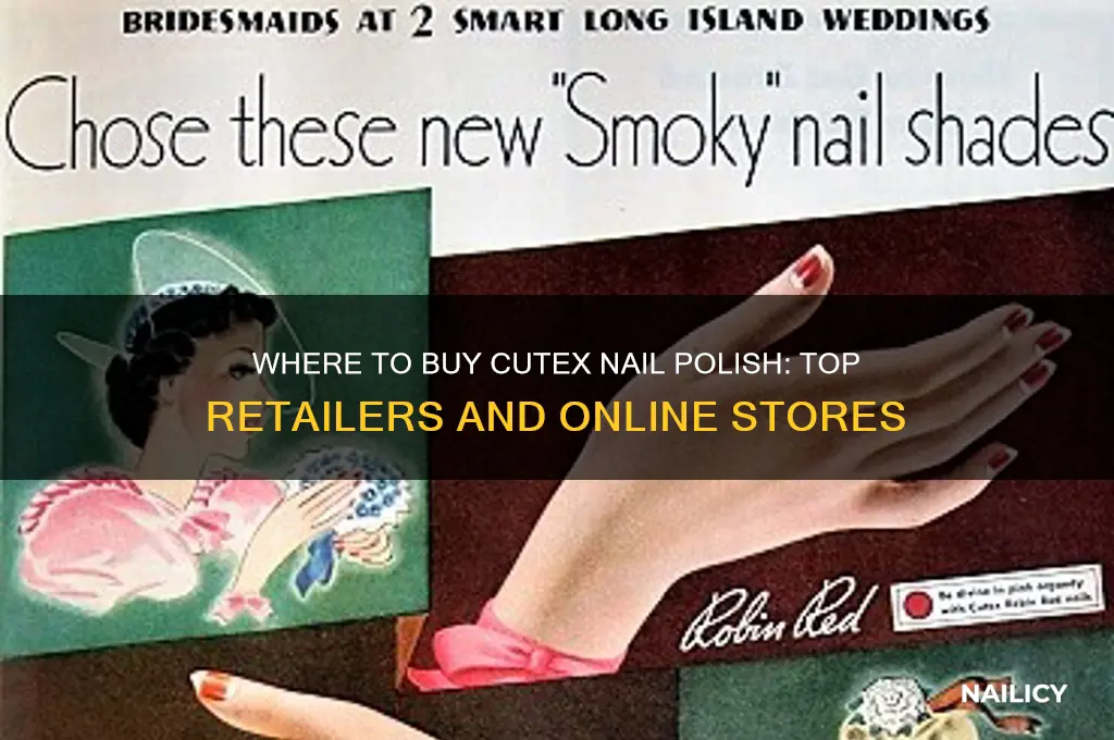 Where To Buy Cutex Nail Polish: Top Retailers And Online Stores | Nailicy