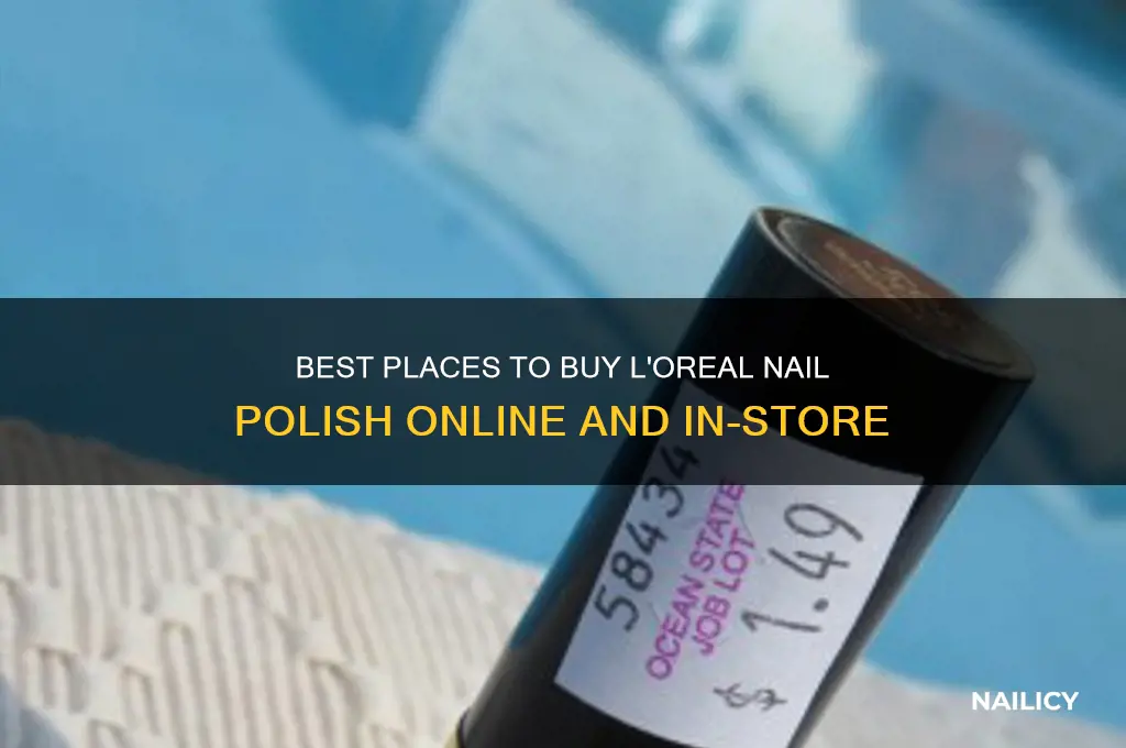 Best Places To Buy L'oreal Nail Polish Online And In-Store | Nailicy