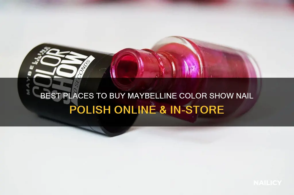 Best Places To Buy Maybelline Color Show Nail Polish Online & In-Store ...