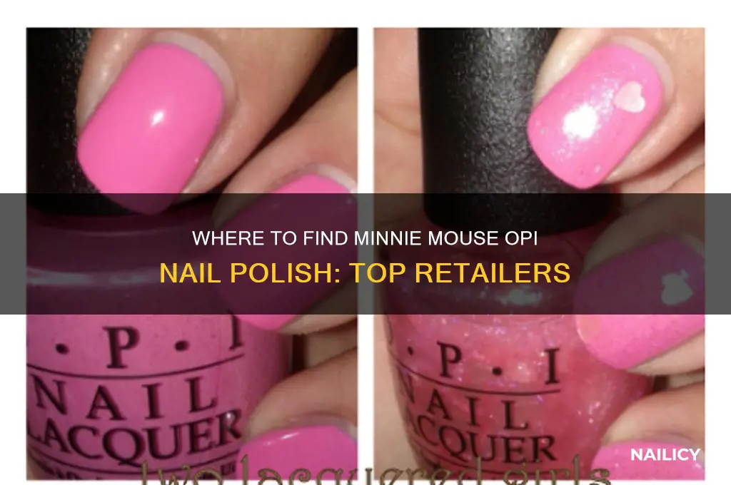 Where To Find Minnie Mouse Opi Nail Polish: Top Retailers | Nailicy