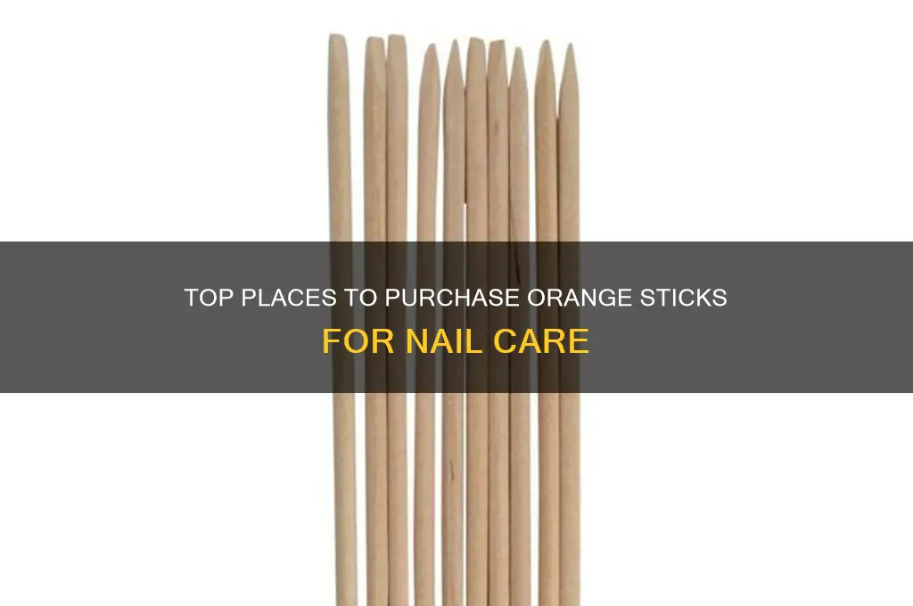 Top Places To Purchase Orange Sticks For Nail Care | Nailicy