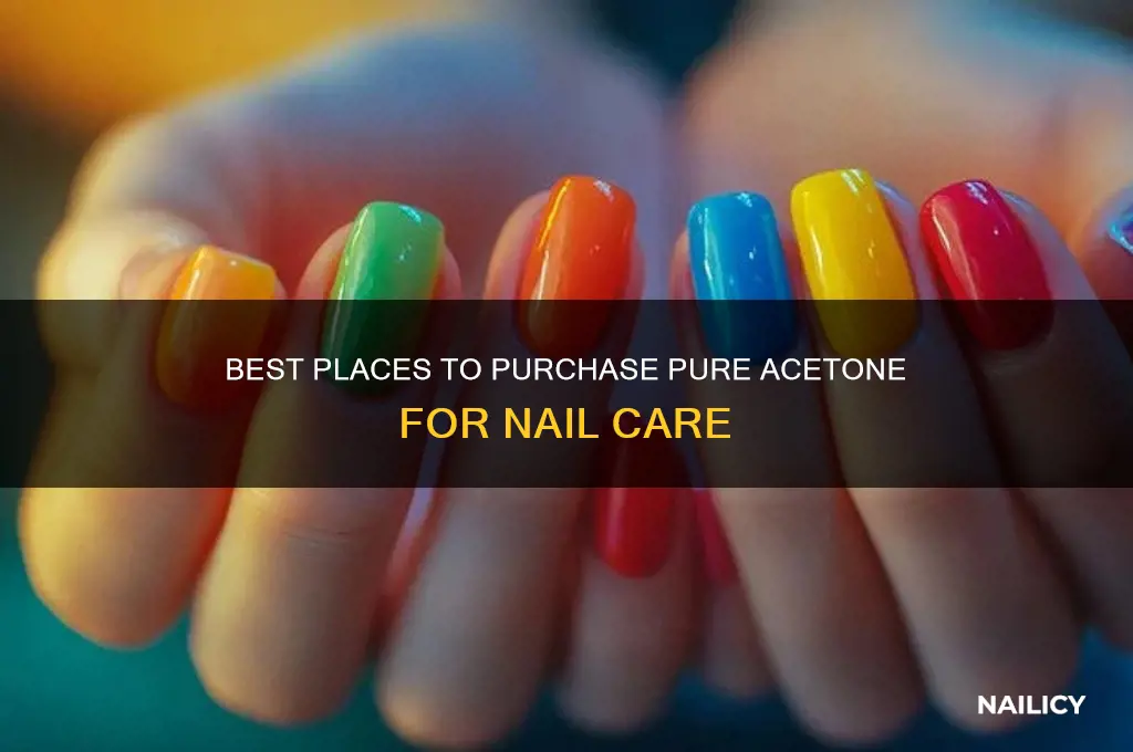 Best Places To Purchase Pure Acetone For Nail Care | Nailicy