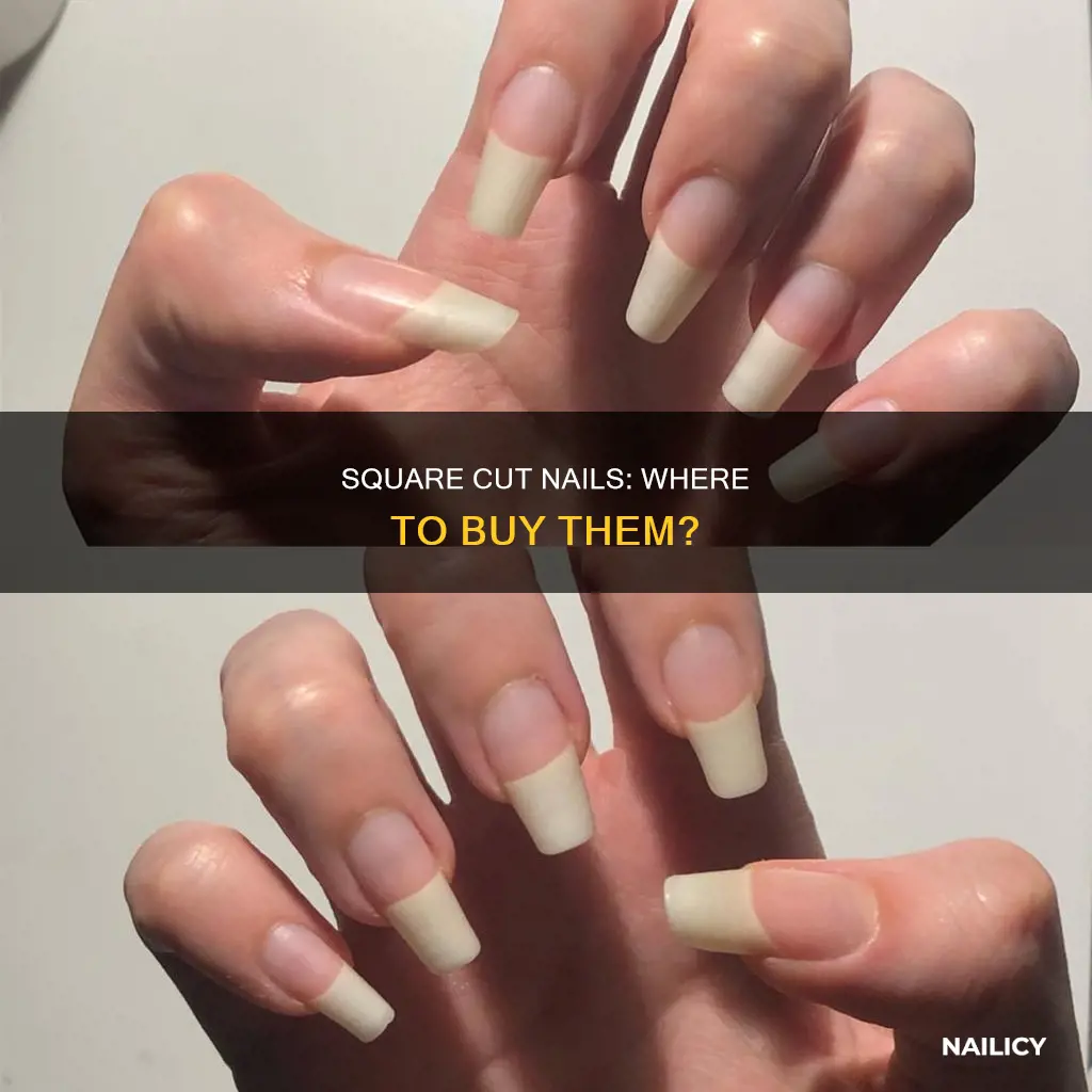 Square Cut Nails: Where To Buy Them? | Nailicy