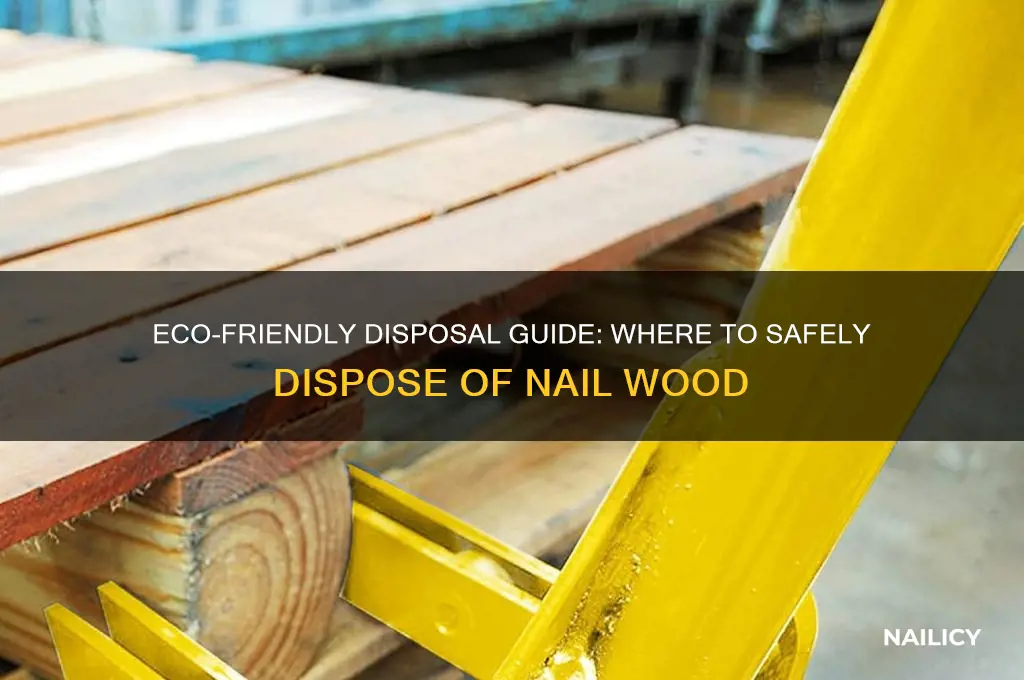 Eco-Friendly Disposal Guide: Where To Safely Dispose Of Nail Wood | Nailicy