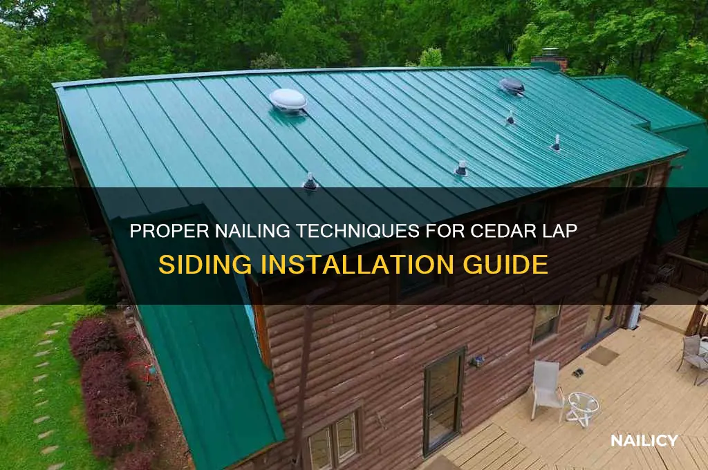 Proper Nailing Techniques For Cedar Lap Siding Installation Guide | Nailicy