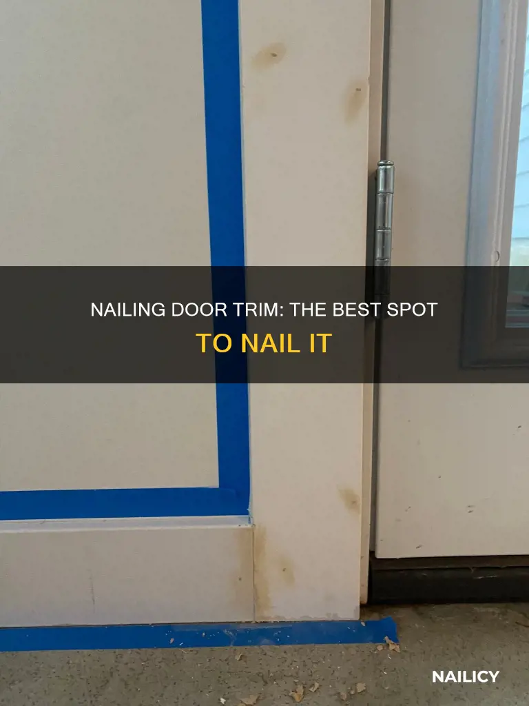 Nailing Door Trim: The Best Spot To Nail It | Nailicy