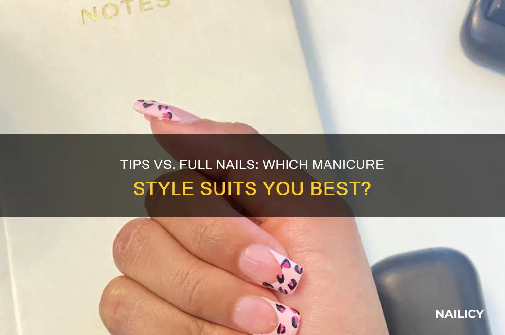 Tips Vs. Full Nails: Which Manicure Style Suits You Best? | Nailicy