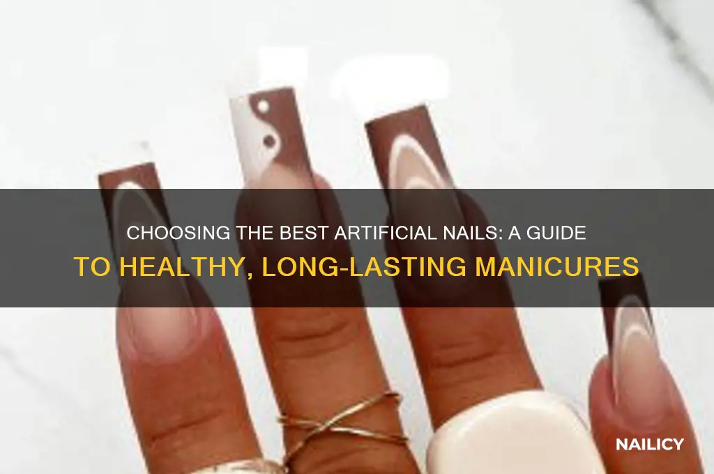 Choosing The Best Artificial Nails: A Guide To Healthy, Long-Lasting ...