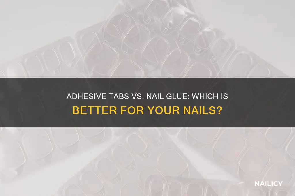 Adhesive Tabs Vs. Nail Glue: Which Is Better For Your Nails? | Nailicy