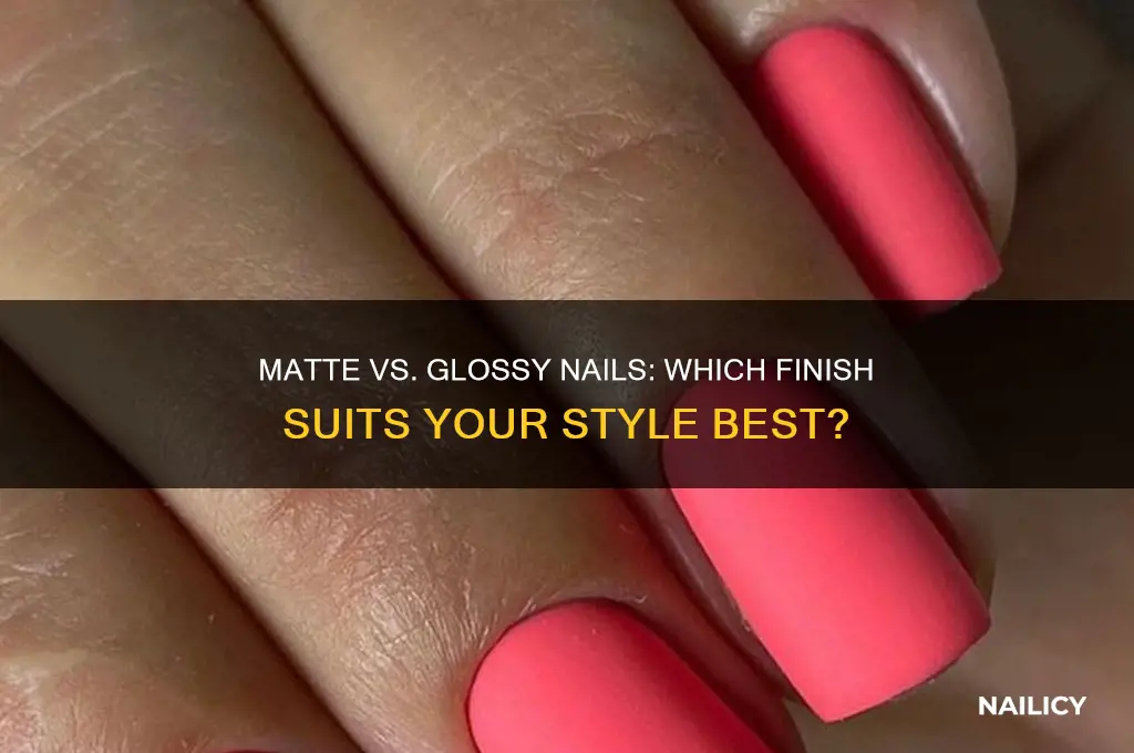 Matte Vs. Glossy Nails: Which Finish Suits Your Style Best? | Nailicy