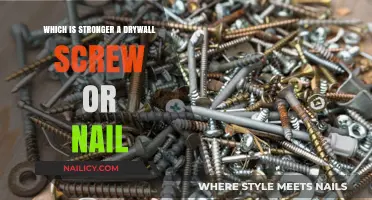 Drywall Screw Vs. Nail: Which Fastener Holds Stronger? | Nailicy