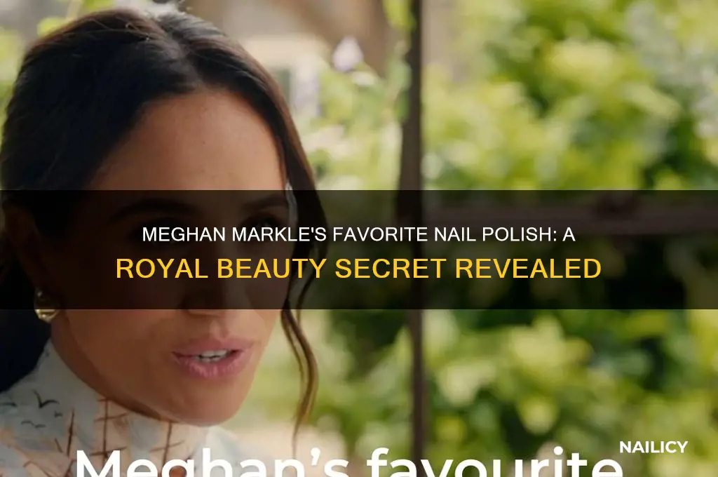 Meghan Markle's Favorite Nail Polish: A Royal Beauty Secret Revealed ...