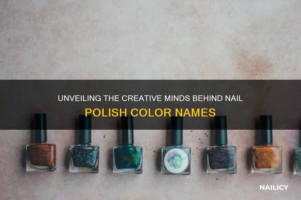 Unveiling The Creative Minds Behind Nail Polish Color Names | Nailicy