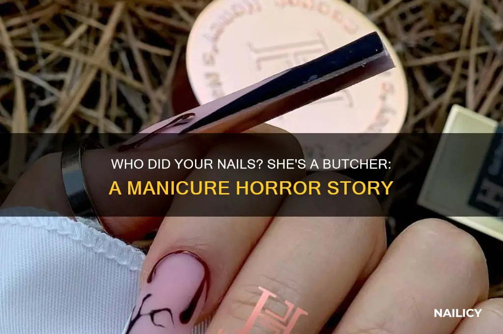 Who Did Your Nails? She's A Butcher: A Manicure Horror Story | Nailicy