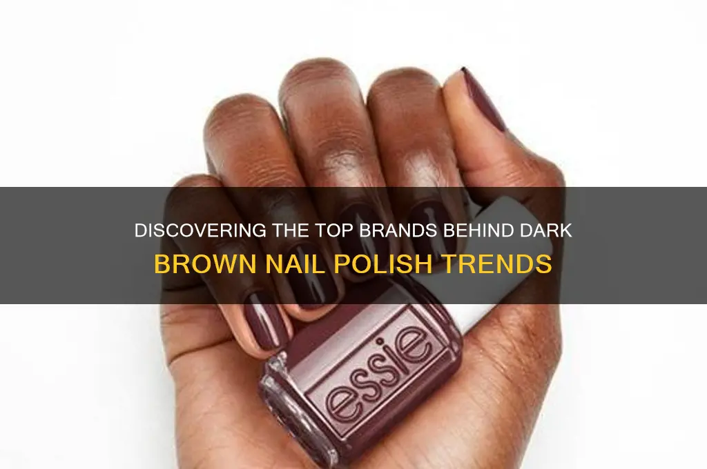 Discovering The Top Brands Behind Dark Brown Nail Polish Trends | Nailicy