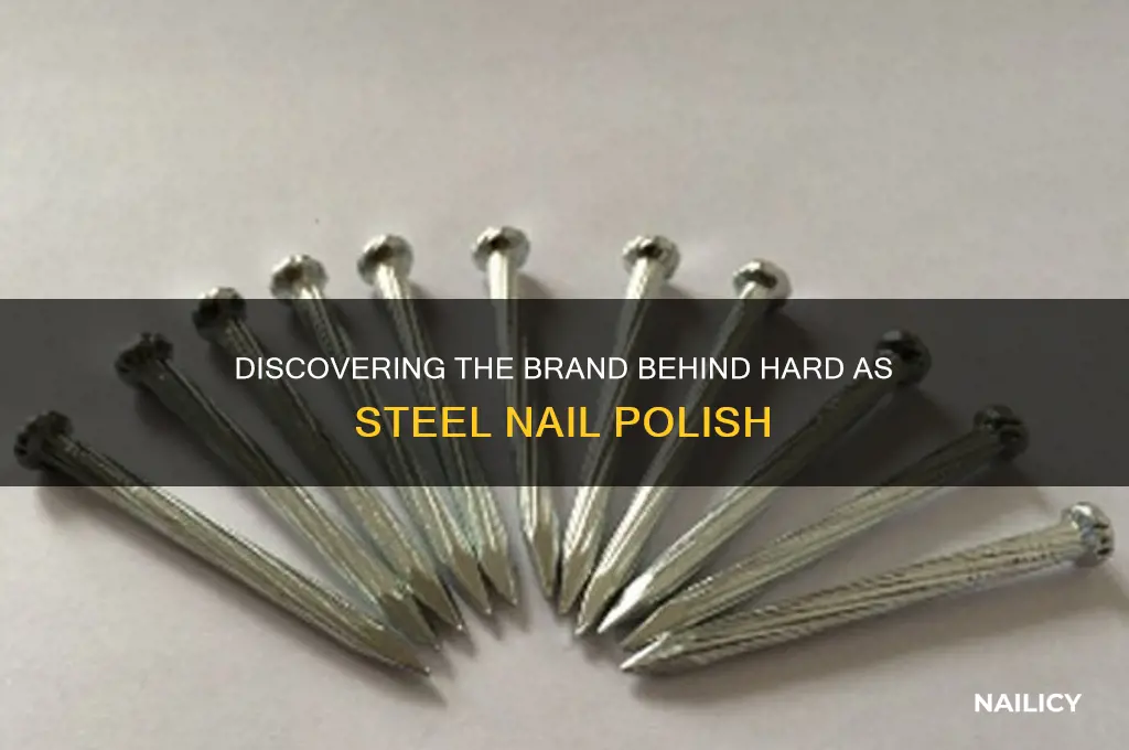 Discovering The Brand Behind Hard As Steel Nail Polish | Nailicy