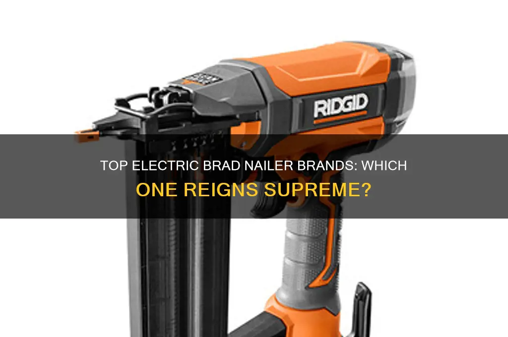 Top Electric Brad Nailer Brands: Which One Reigns Supreme? | Nailicy