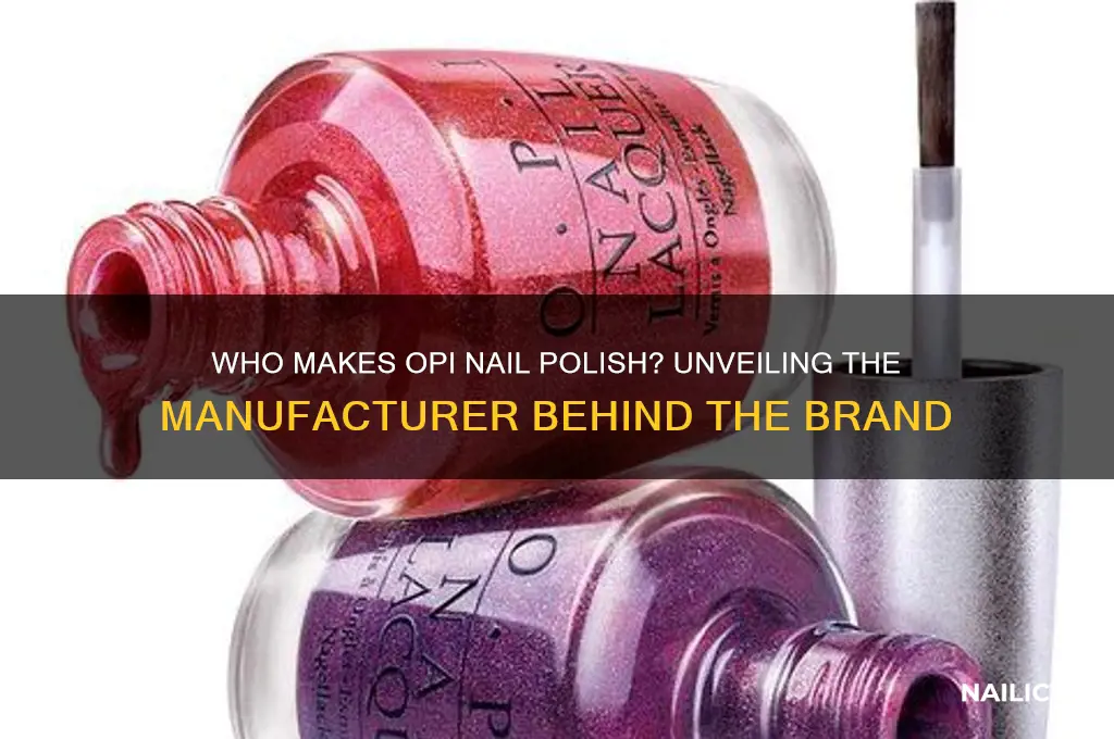 Who Makes Opi Nail Polish? Unveiling The Manufacturer Behind The Brand ...