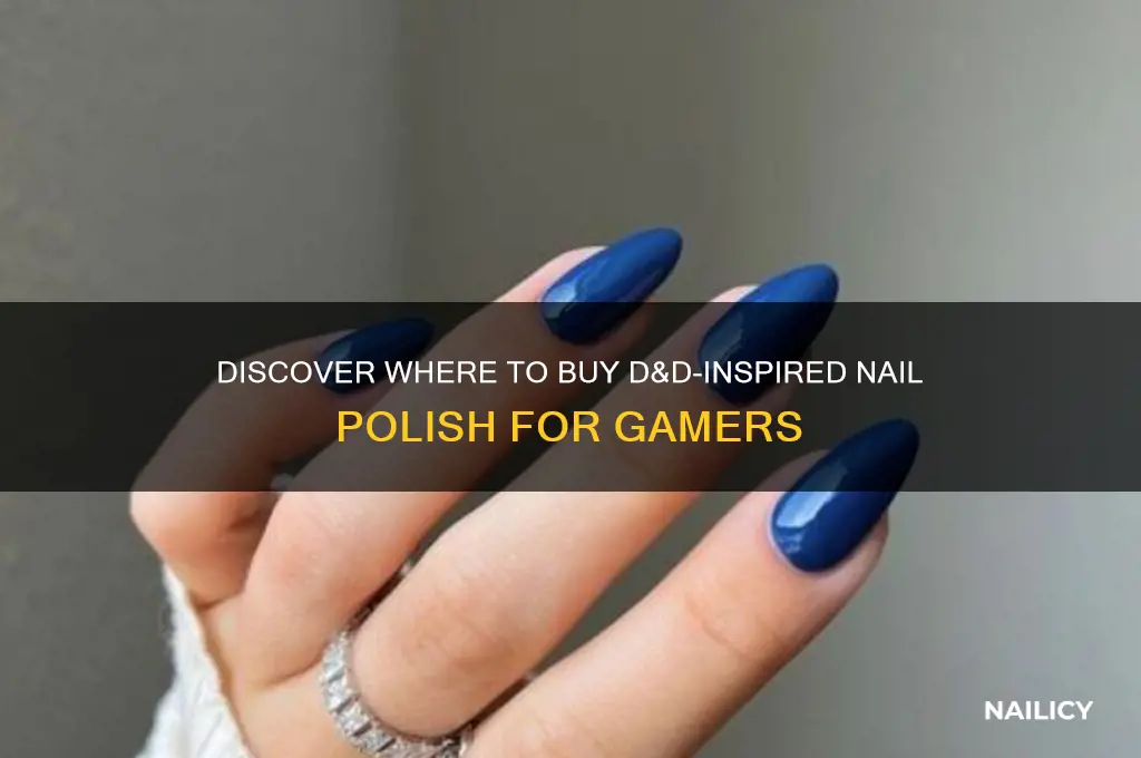 Discover Where To Buy D&D-Inspired Nail Polish For Gamers | Nailicy
