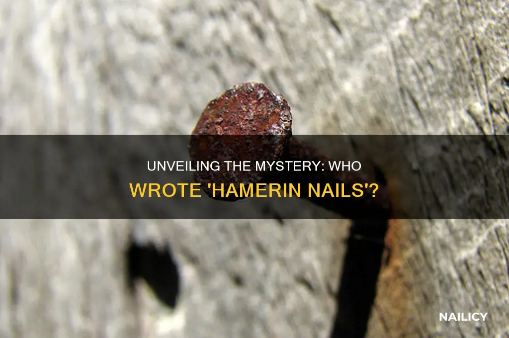 Unveiling The Mystery: Who Wrote 'Hamerin Nails'? | Nailicy