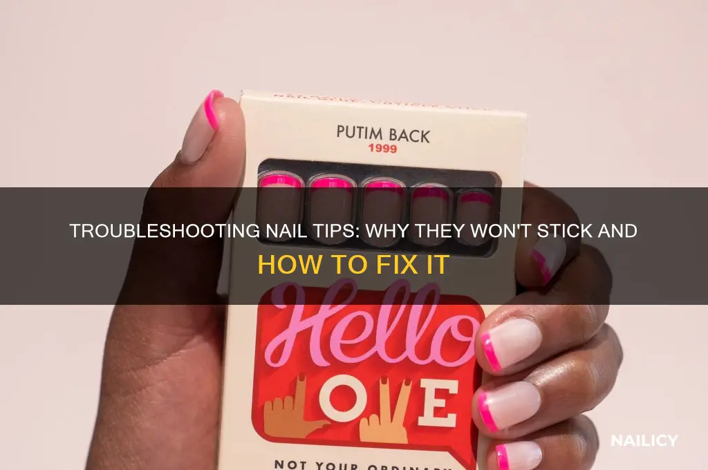 Troubleshooting Nail Tips: Why They Won't Stick And How To Fix It | Nailicy