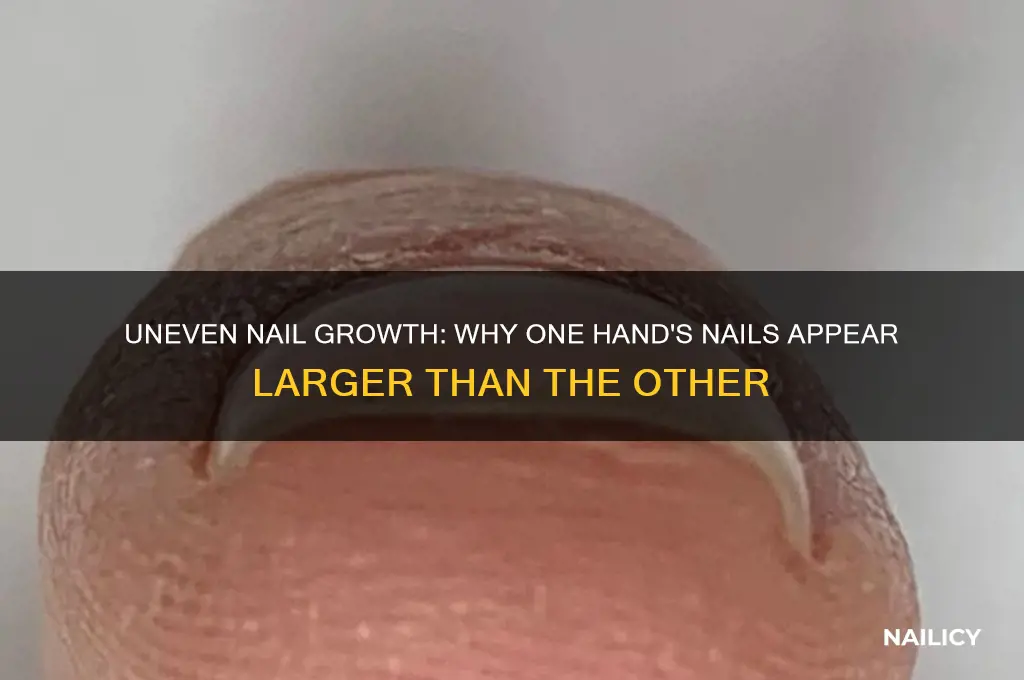 Uneven Nail Growth: Why One Hand's Nails Appear Larger Than The Other ...