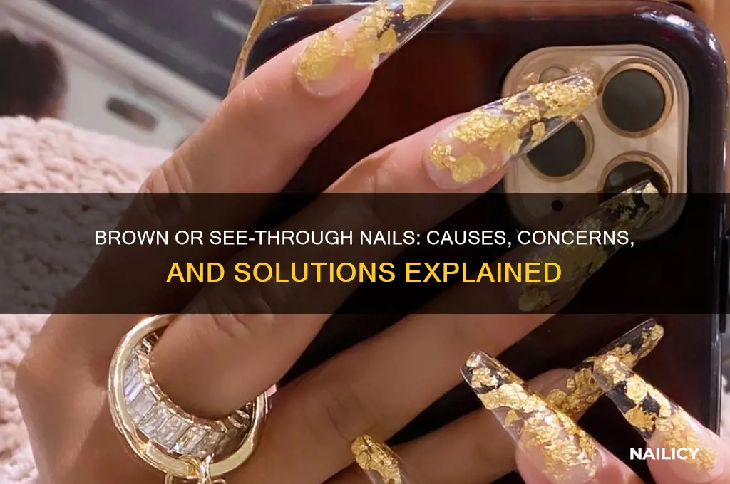 Brown Or See-Through Nails: Causes, Concerns, And Solutions Explained ...