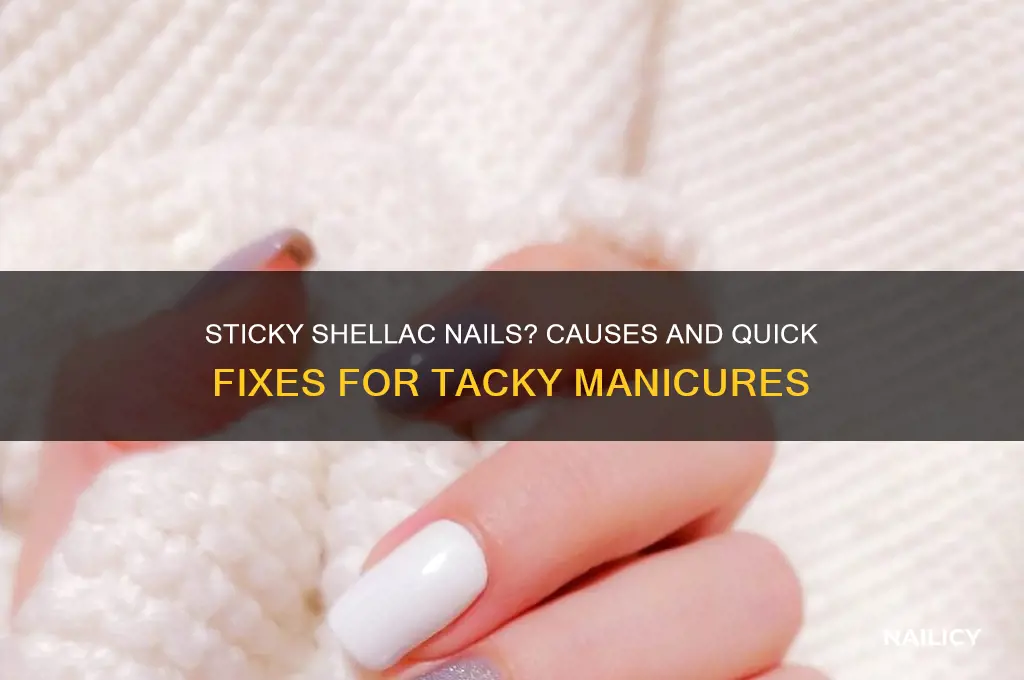 Sticky Shellac Nails? Causes And Quick Fixes For Tacky Manicures | Nailicy