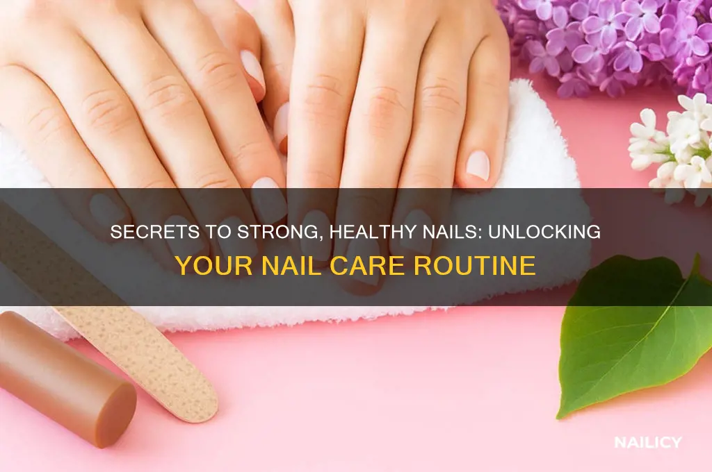 Secrets To Strong, Healthy Nails: Unlocking Your Nail Care Routine ...