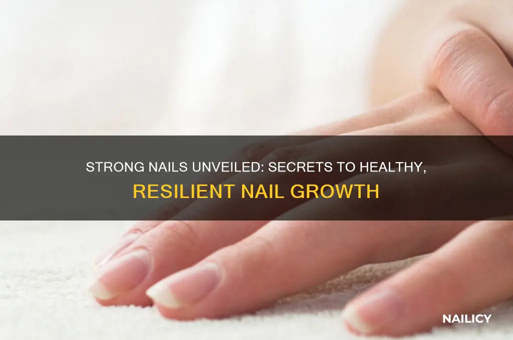 Strong Nails Unveiled: Secrets To Healthy, Resilient Nail Growth | Nailicy