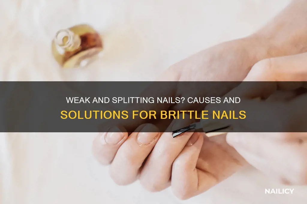 Weak And Splitting Nails? Causes And Solutions For Brittle Nails | Nailicy
