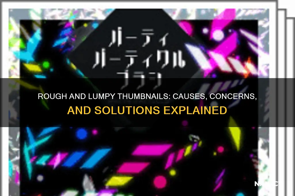 Rough And Lumpy Thumbnails: Causes, Concerns, And Solutions Explained ...