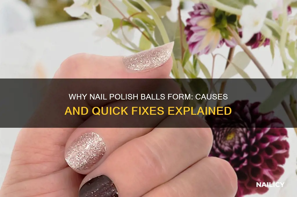 Why Nail Polish Balls Form: Causes And Quick Fixes Explained | Nailicy