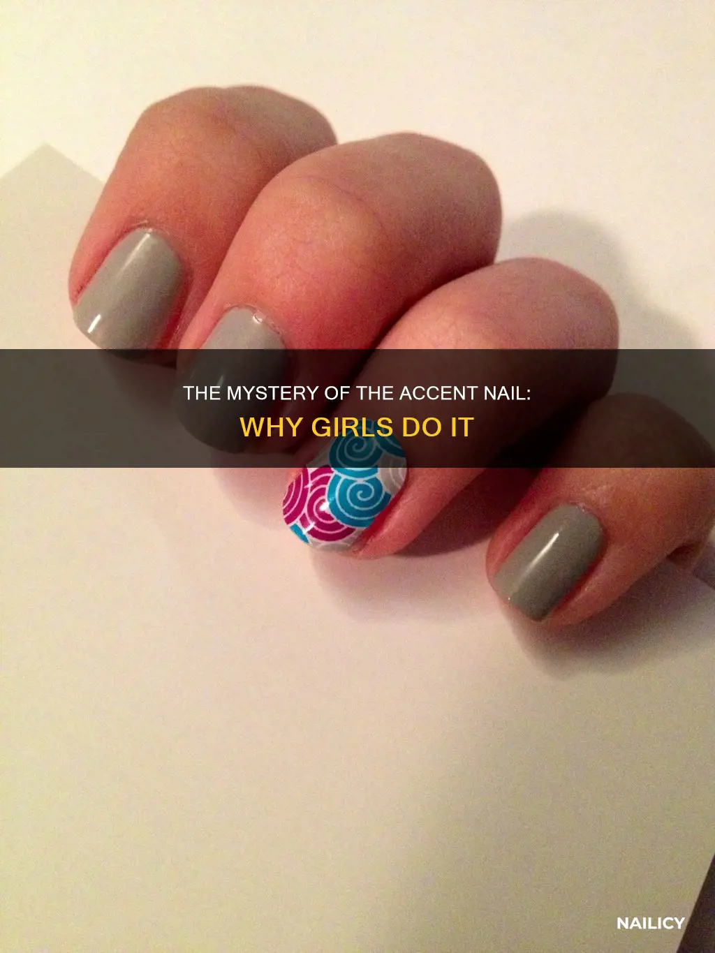 The Mystery Of The Accent Nail: Why Girls Do It | Nailicy