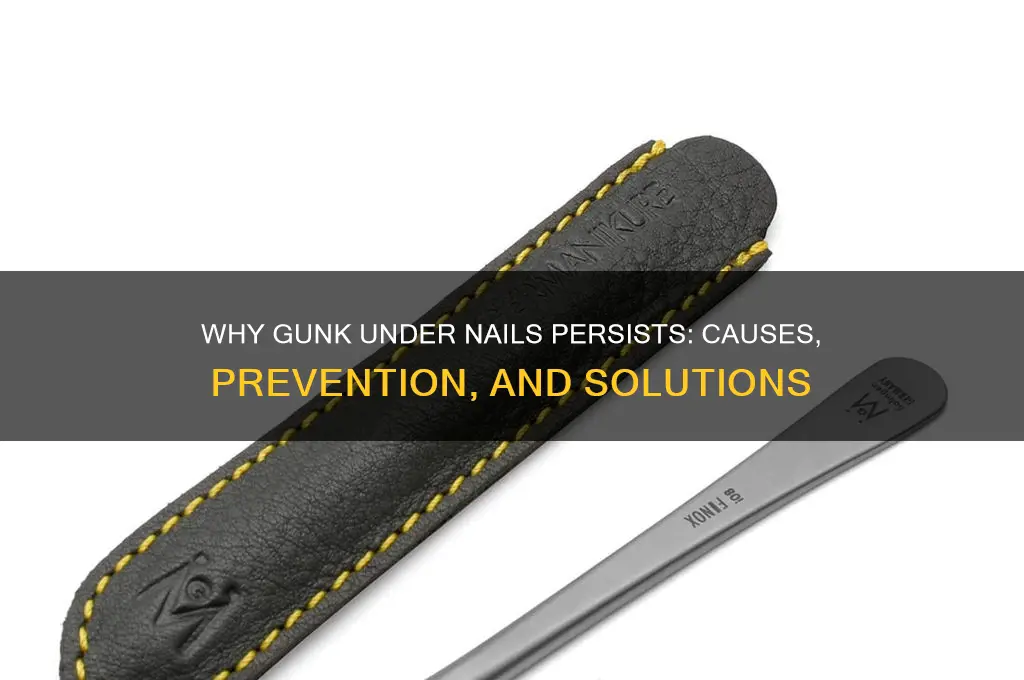Why Gunk Under Nails Persists: Causes, Prevention, And Solutions | Nailicy