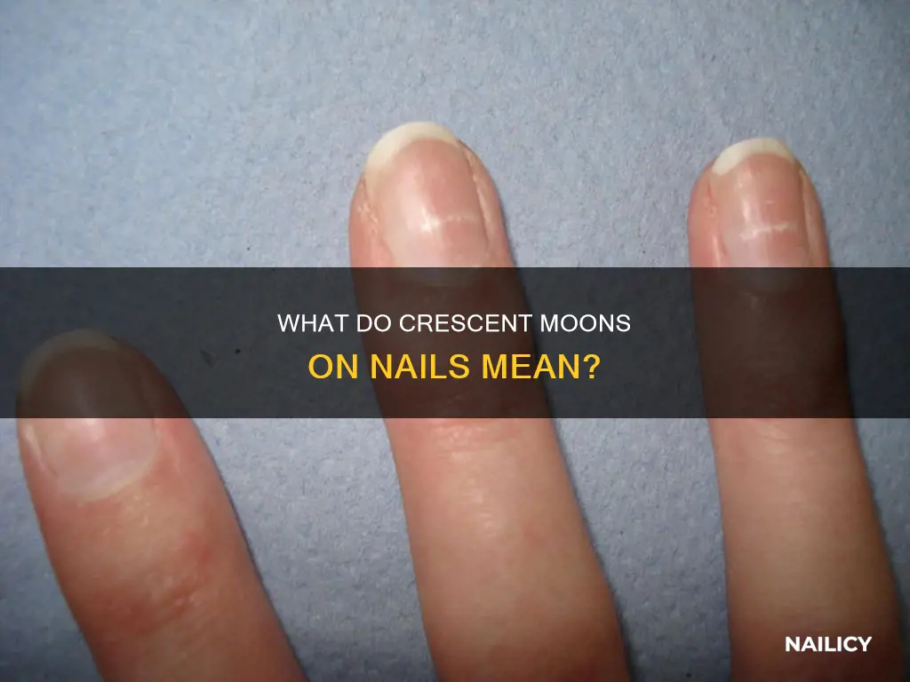 What Do Crescent Moons On Nails Mean? | Nailicy