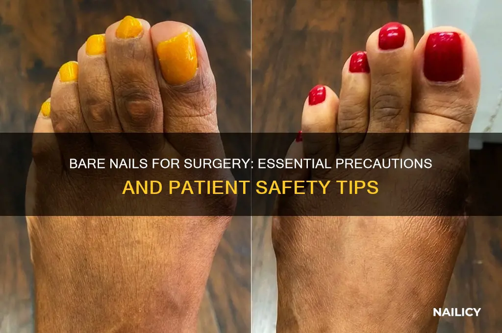 Bare Nails For Surgery: Essential Precautions And Patient Safety Tips ...