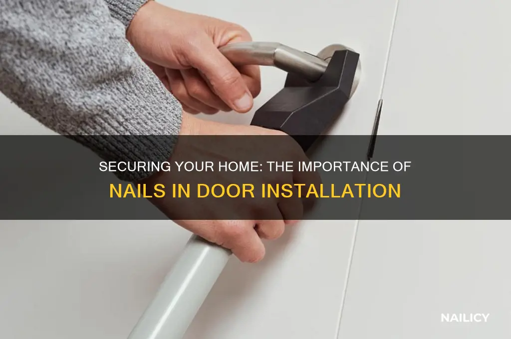 Securing Your Home: The Importance Of Nails In Door Installation | Nailicy