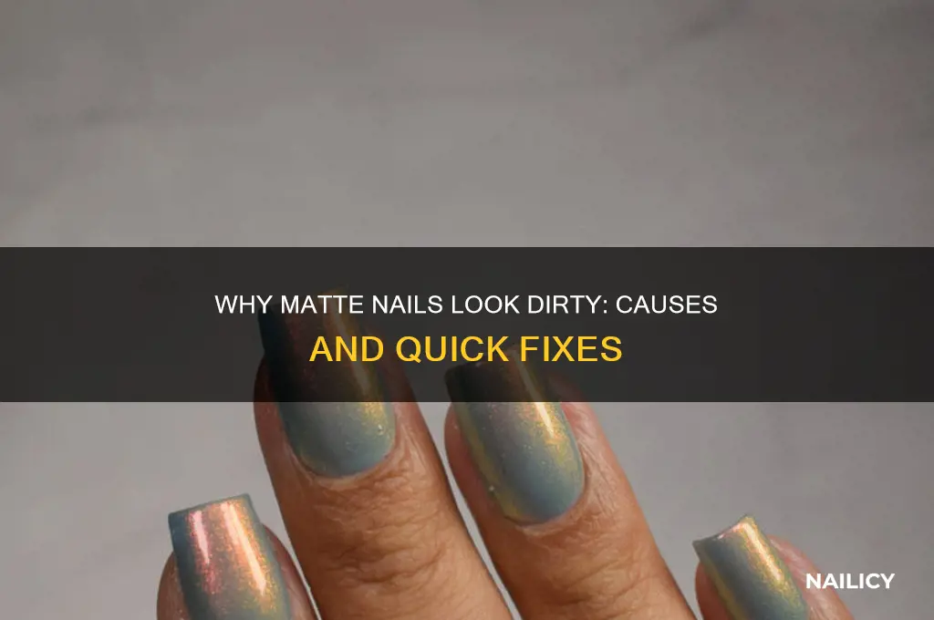 Why Matte Nails Look Dirty: Causes And Quick Fixes | Nailicy