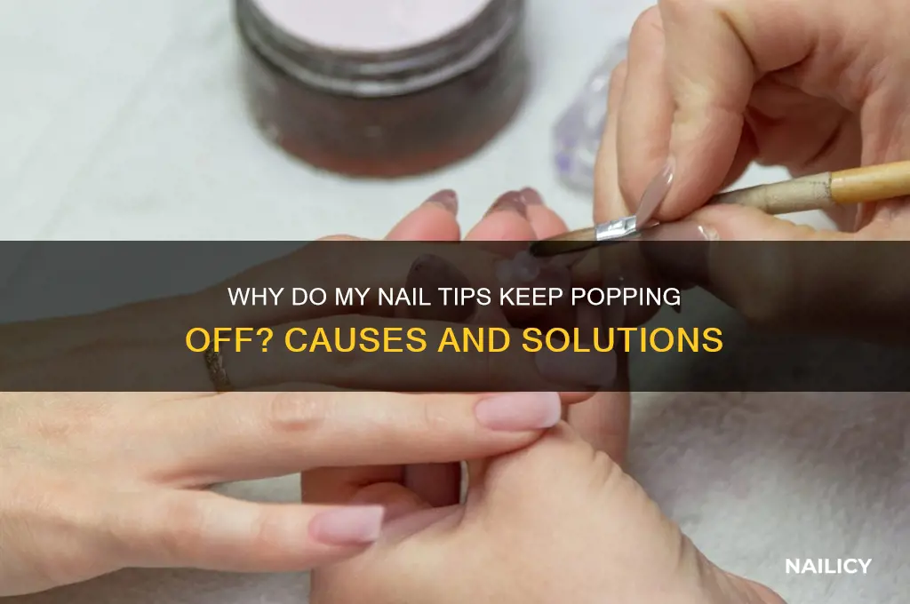 Why Do My Nail Tips Keep Popping Off? Causes And Solutions | Nailicy