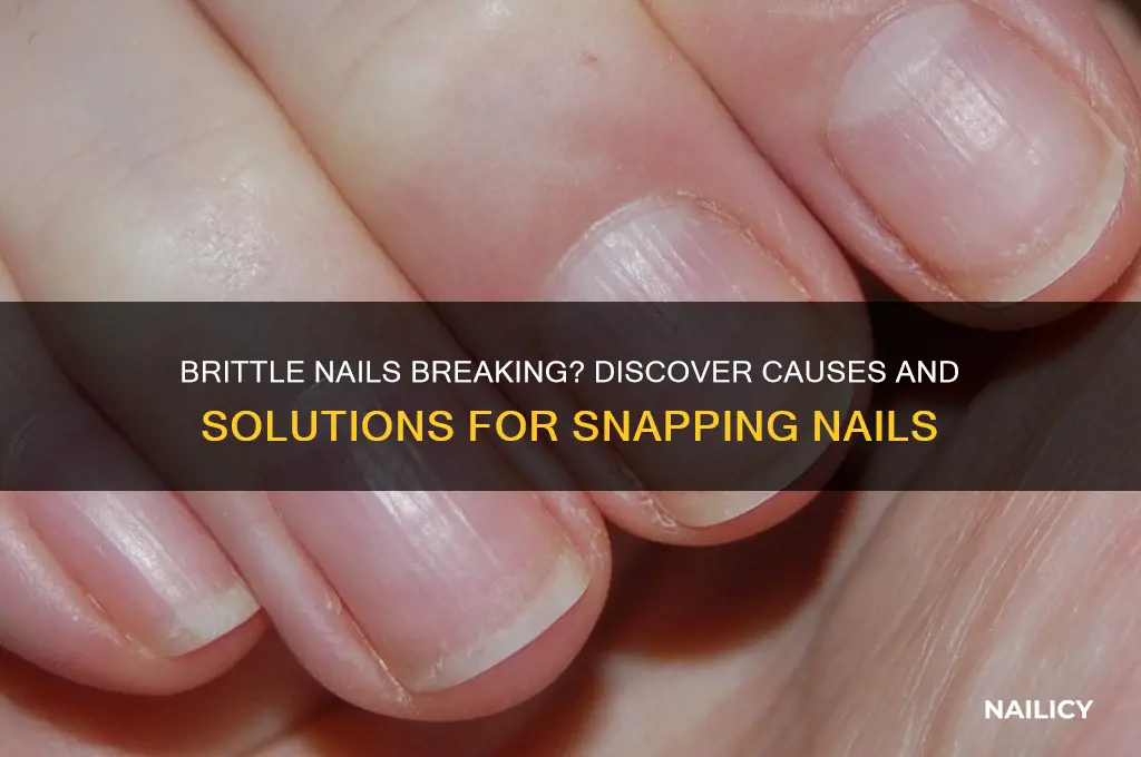 Brittle Nails Breaking? Discover Causes And Solutions For Snapping ...